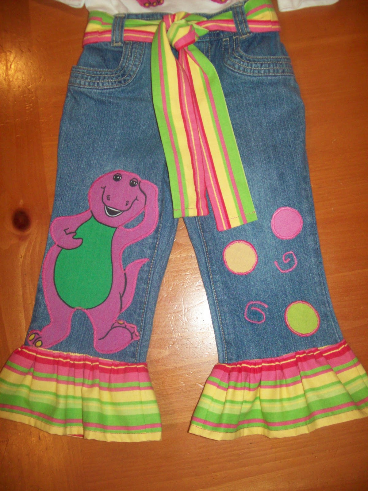 The Little Lamb Shop: Barney Birthday Outfit!!!