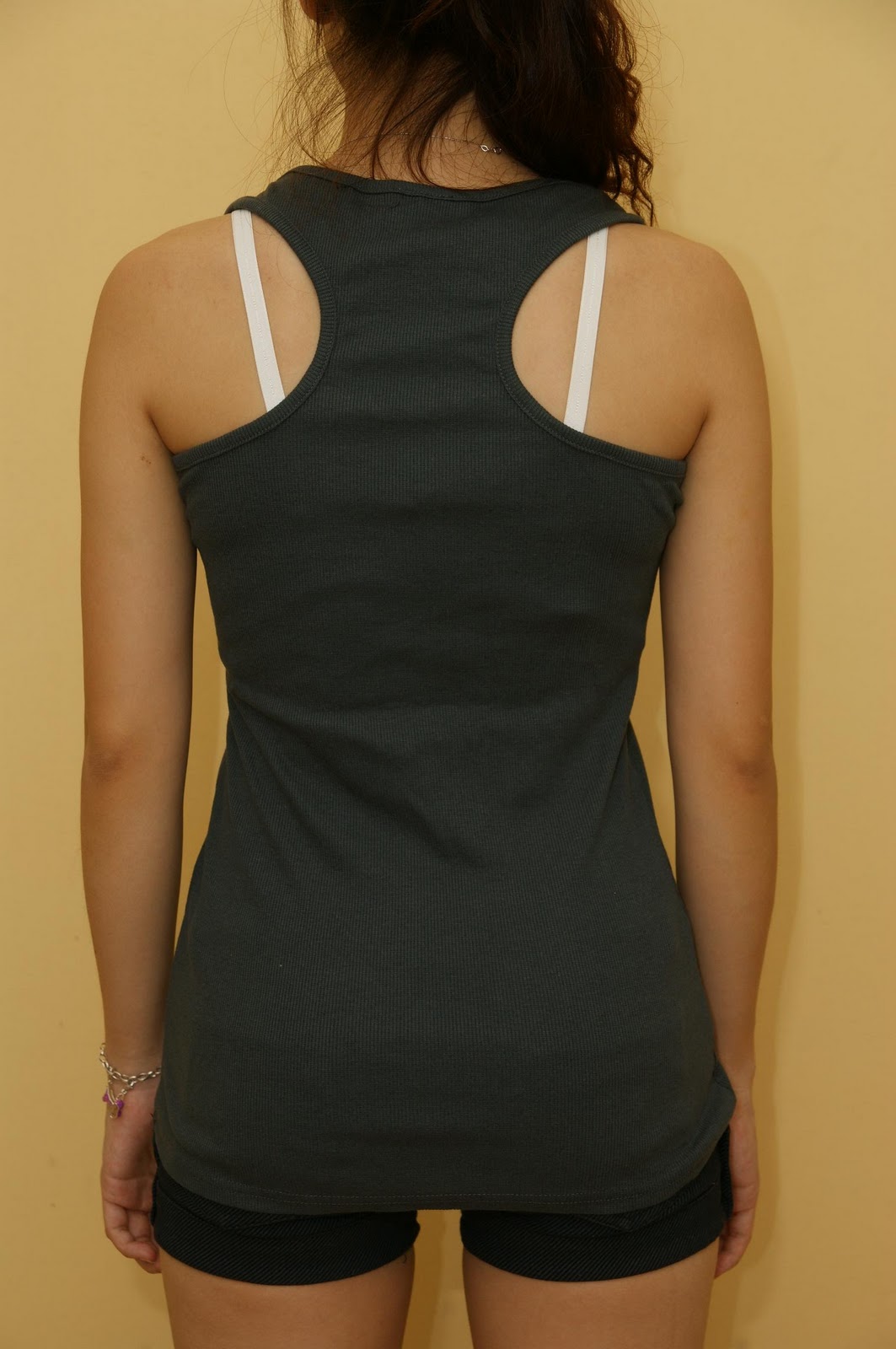 the pinkadelic: Plain Tank Top & Polka Dots Overlay