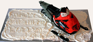 LAYER a cake shop: Snowmobile Cake