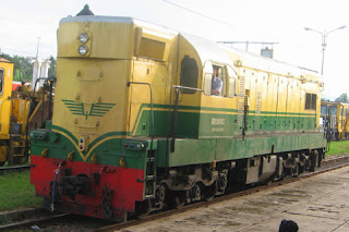Indonesian Locomotive Train: Locomotive Diesel Electric BB 201
