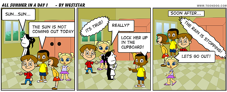 Leow Wei Sheng LA Blog: All Summer In A Day Comic