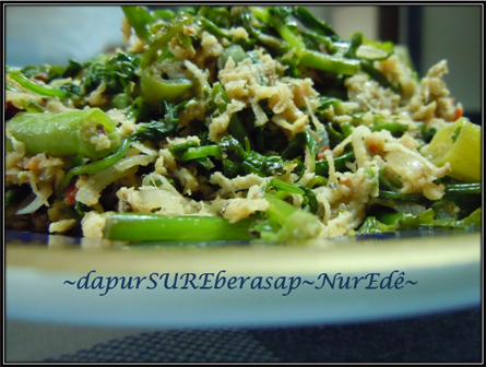 dapurSUREberasap: Kerabu Pucuk Paku + Kacang Panjang