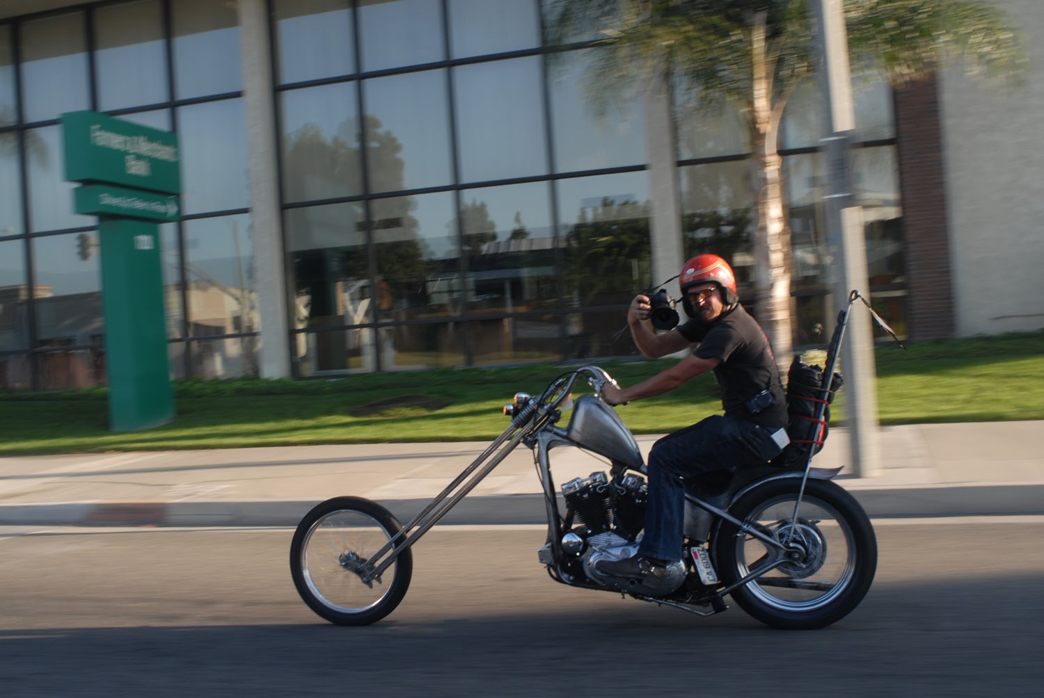 One of the best photos I've seen in a long time. After riding all day ...