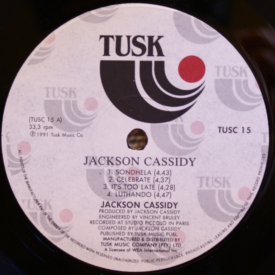 Afro Synth Jackson Cassidy 1991