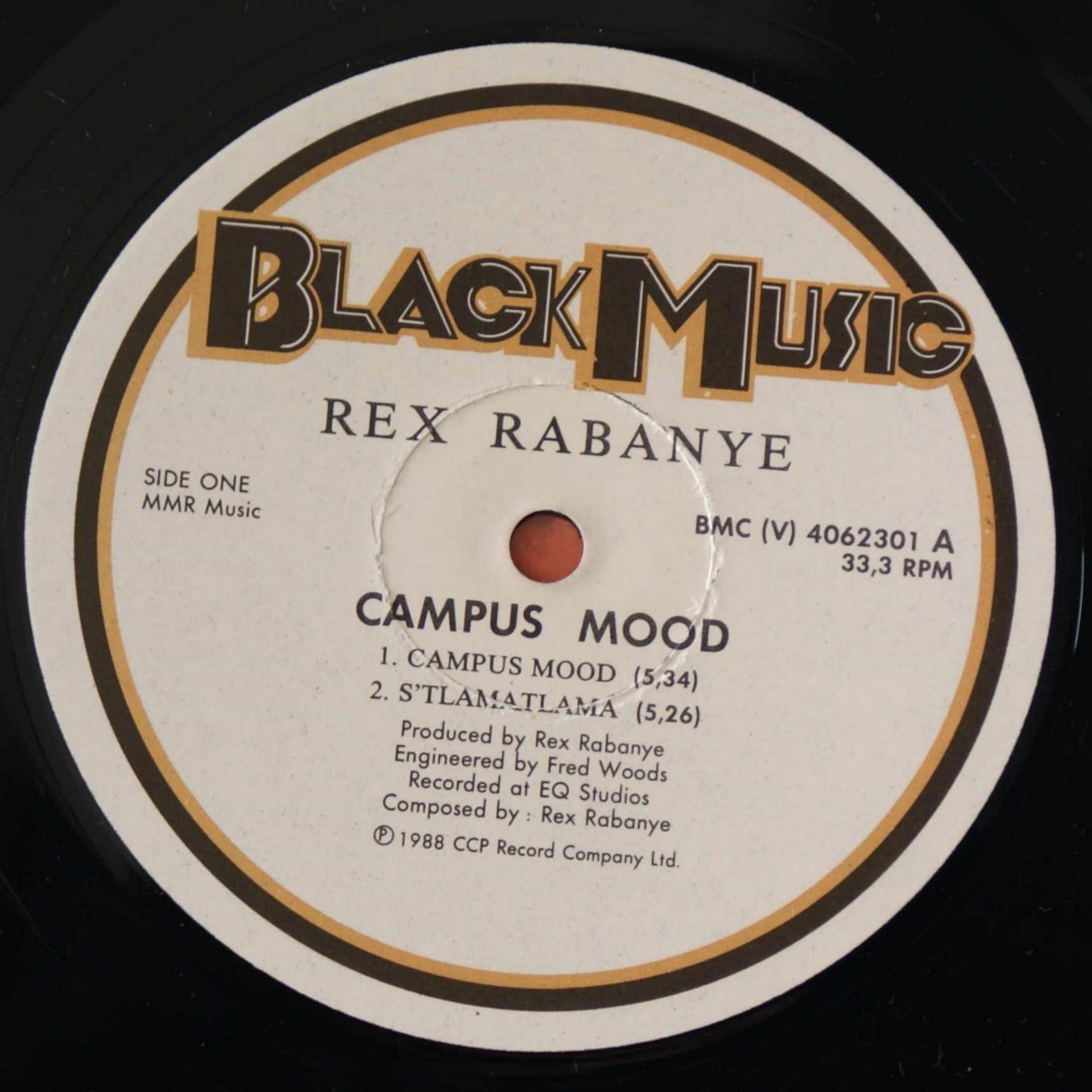 Afro-Synth: REX RABANYE - Campus Mood (1988)