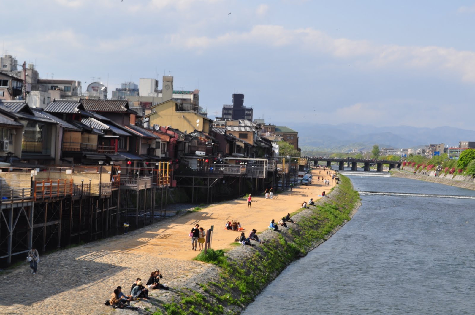 Kyoto English Guided Private Tour: Kamogawa Riverbank Yuka Restaurants ...