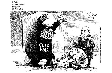 WHO WAS TO BLAME FOR THE COLD WAR? O.O: Cold War cartoons which show ...