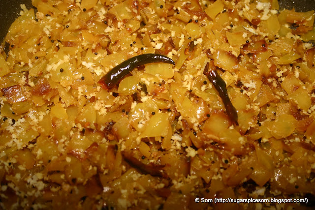 Palya (vegetables/greens/legumes dry side-dish) | Sugar and Spice and ...