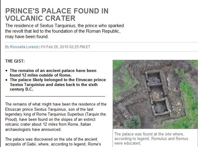 Ancient Digger Archaeology: Prince's Palace Found in Volcanic Crater