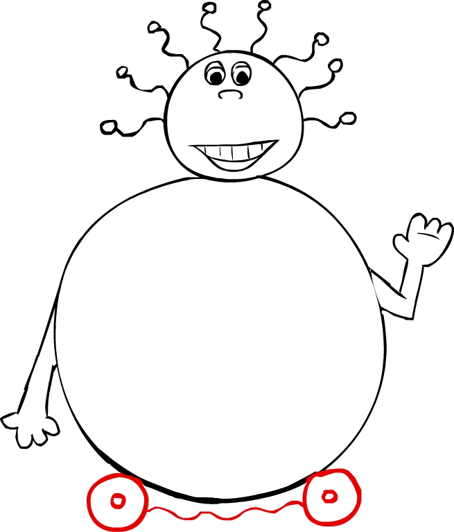 Fun4theBrain Chatter!: How to Draw: Squish!