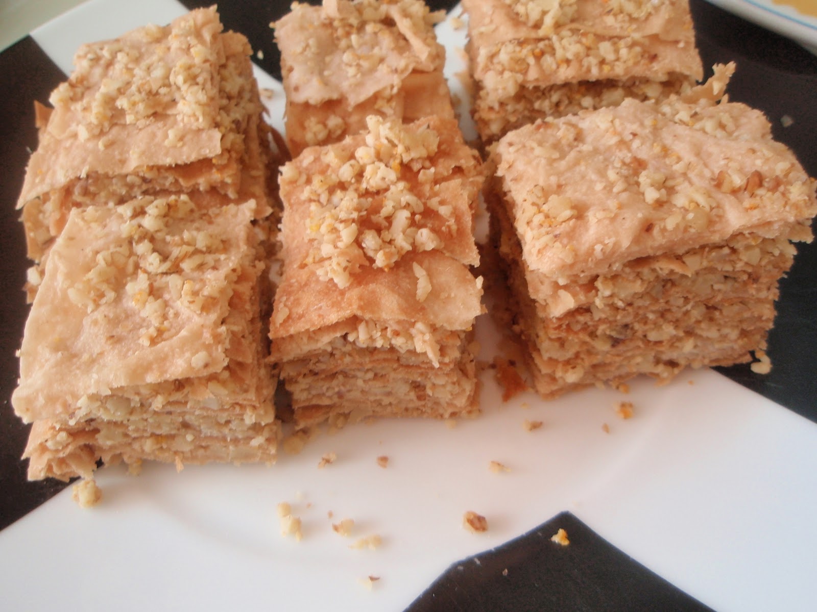 El recetario de Falina: Turte de Craciun (Tortas de Navidad)"Milhojas"