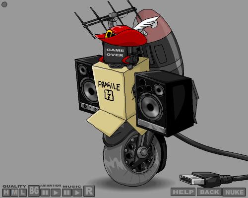 Awesomer Than Thou: Game Review: Mecha Dress Up Game