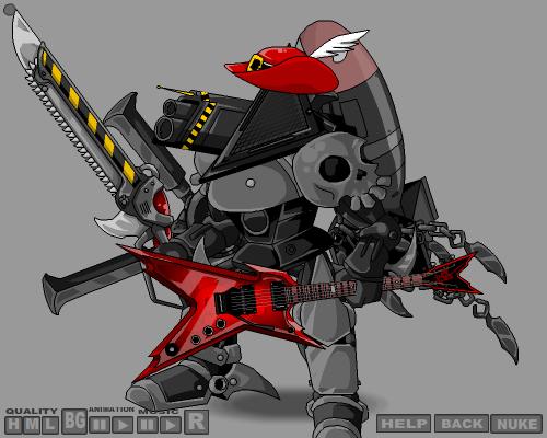 Awesomer Than Thou: Game Review: Mecha Dress Up Game