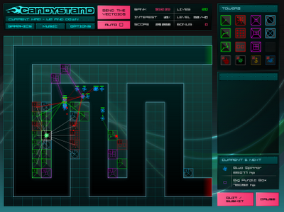 Awesomer Than Thou: Game Review: Vector Tower Defense
