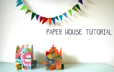 mikodesign: Paper house tutorial