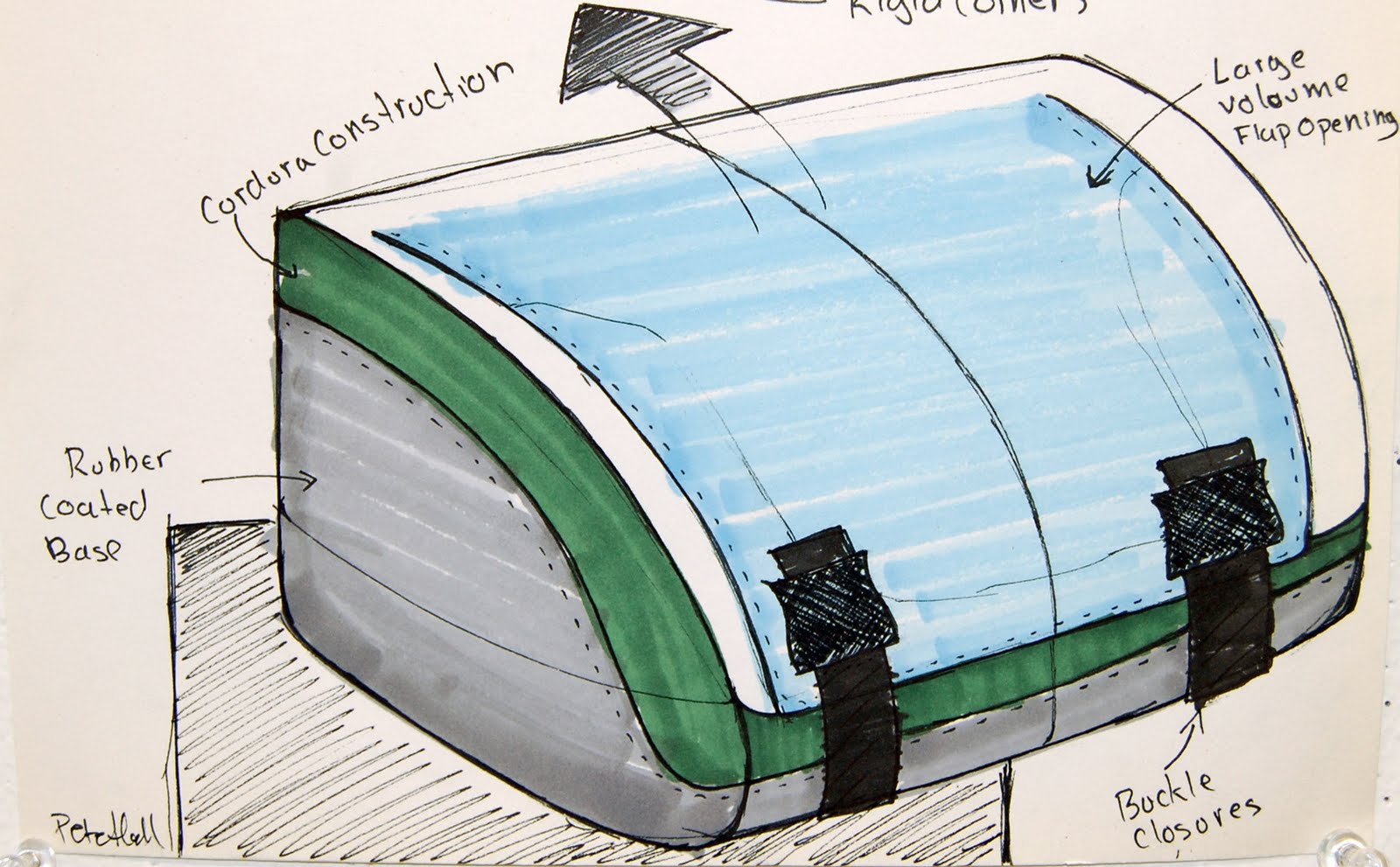 the process of the product.: Initial Bag Sketches