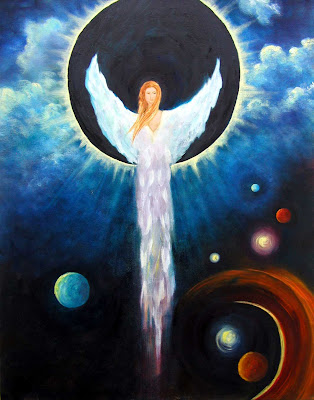 Marina Petro ~ Adventures In Daily Painting: Angel Of The Eclipse-An ...