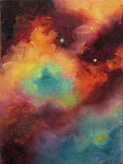 Marina Petro ~ Adventures In Daily Painting: Celestial Abstract ...