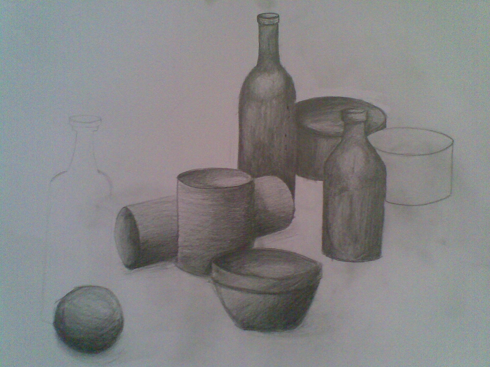 Chris: Grey Lead Drawings