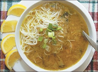 all about food: mohinga (burmese fish soup)