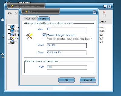 天人交戰: 專業的視窗隱藏程式-Hide Window Hotkey
