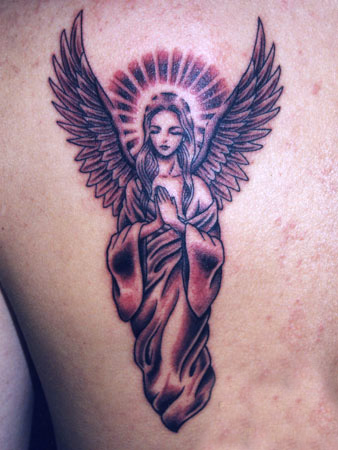 Praying Angel Tattoo Designs | BALI TATTOOS