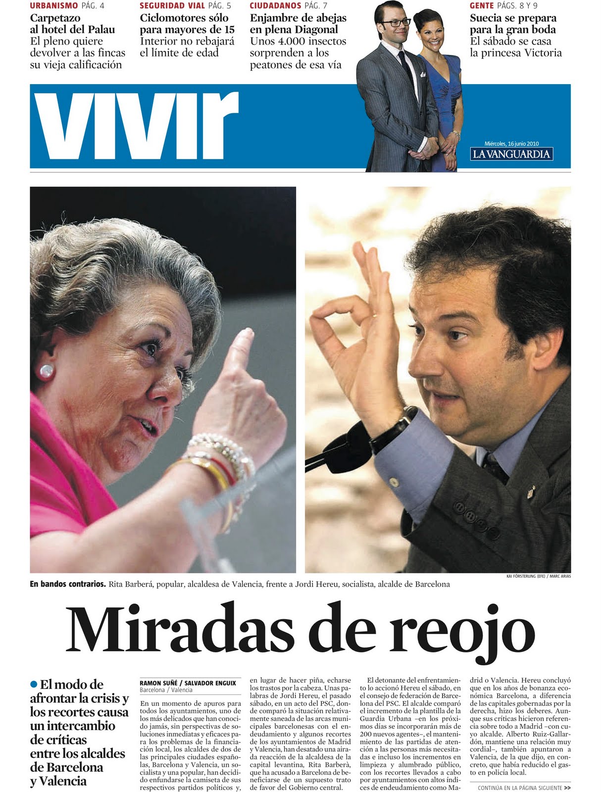 La buena prensa: Mirar de reojo