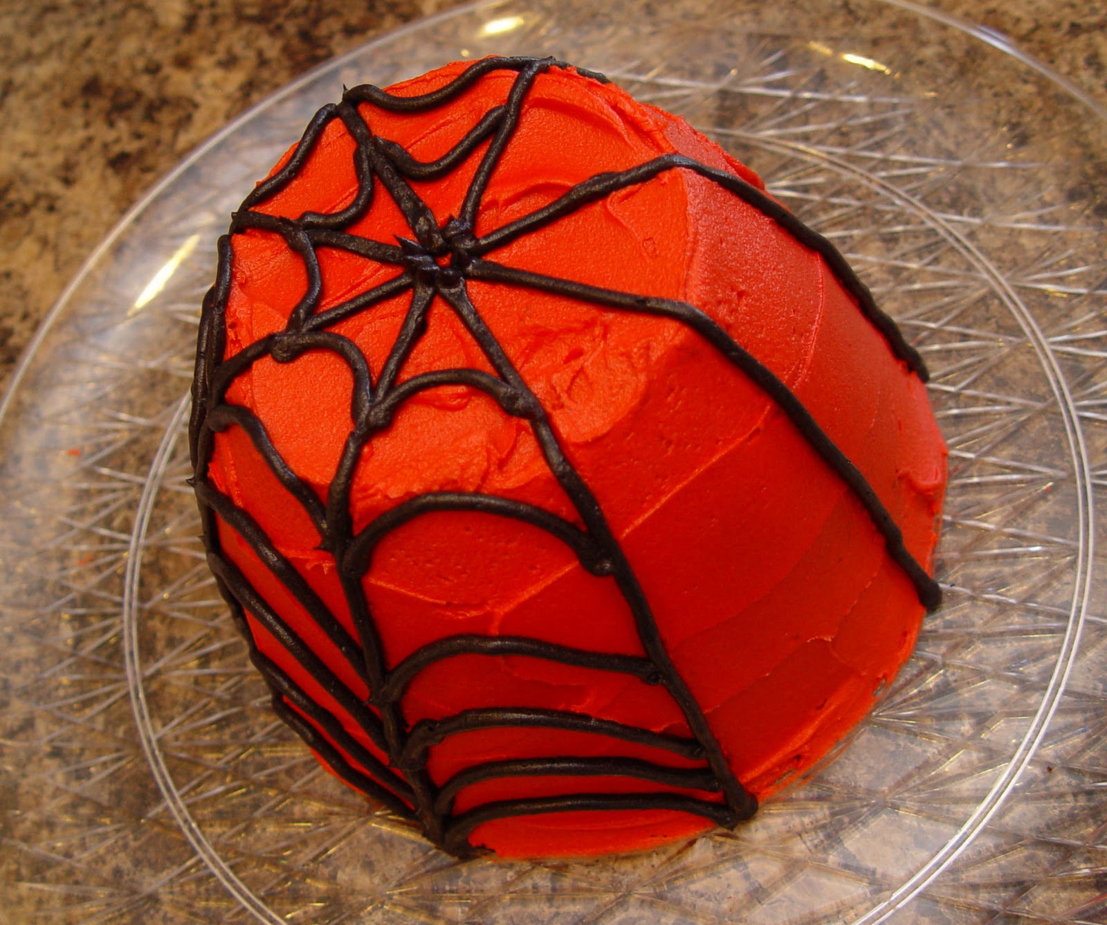 Easy Spider Man Cake – Jamie Cooks It Up