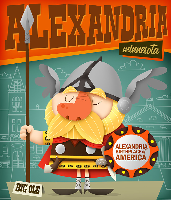 Alexandria, Minnesota by Matt Kaufenberg on Dribbble