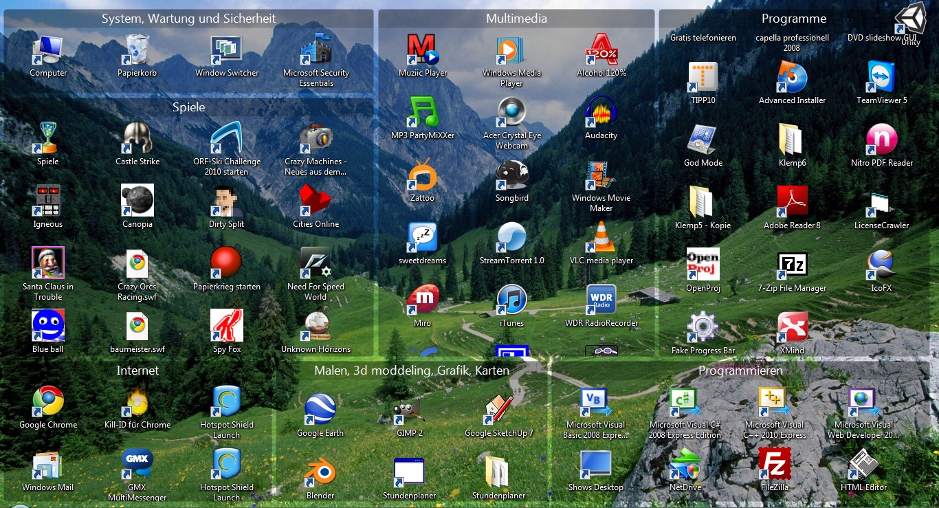 PC blog: Ordnung auf dem Desktop schaffen