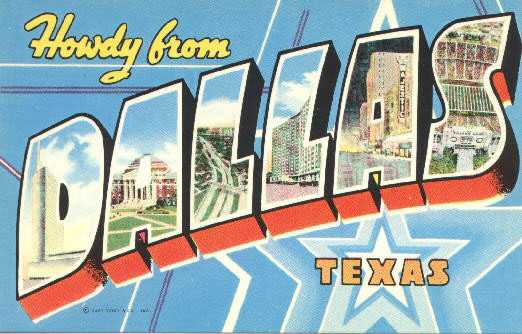 Daily Days of MKH: Welcome to Dallas...