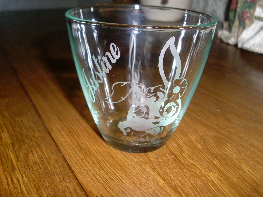 Nathie-Création: Gravure " verre" catégorie Motif