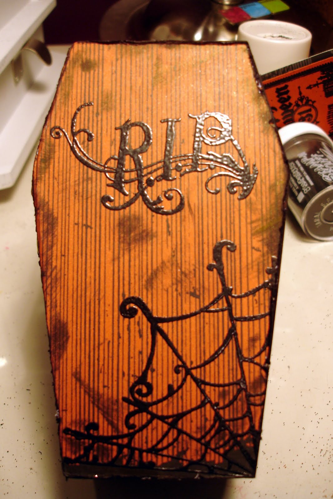 Tammy's Creations: Stamp Camp Coffin Candy Box