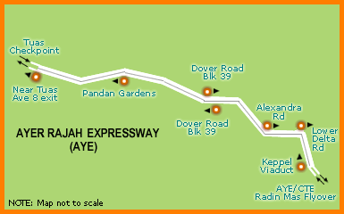 Traffic Info: Ayer Rajah Expressway (AYE) Traffic Info