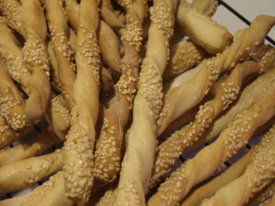 Cookistry: Crispy Sesame Breadsticks