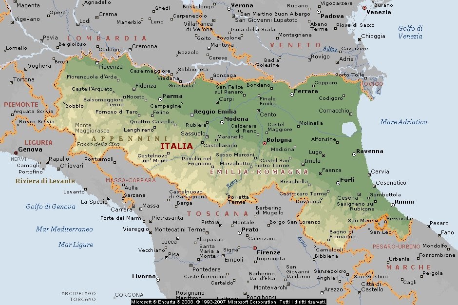 GEOGRAFIA: CARTA GEOGRAFICA ITALIA - CARTINE GEOGRAFICHE REGIONI ...