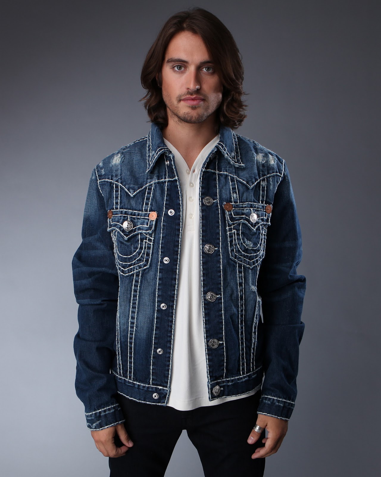 Upside Down Fashion: True Religion Denim Jacket