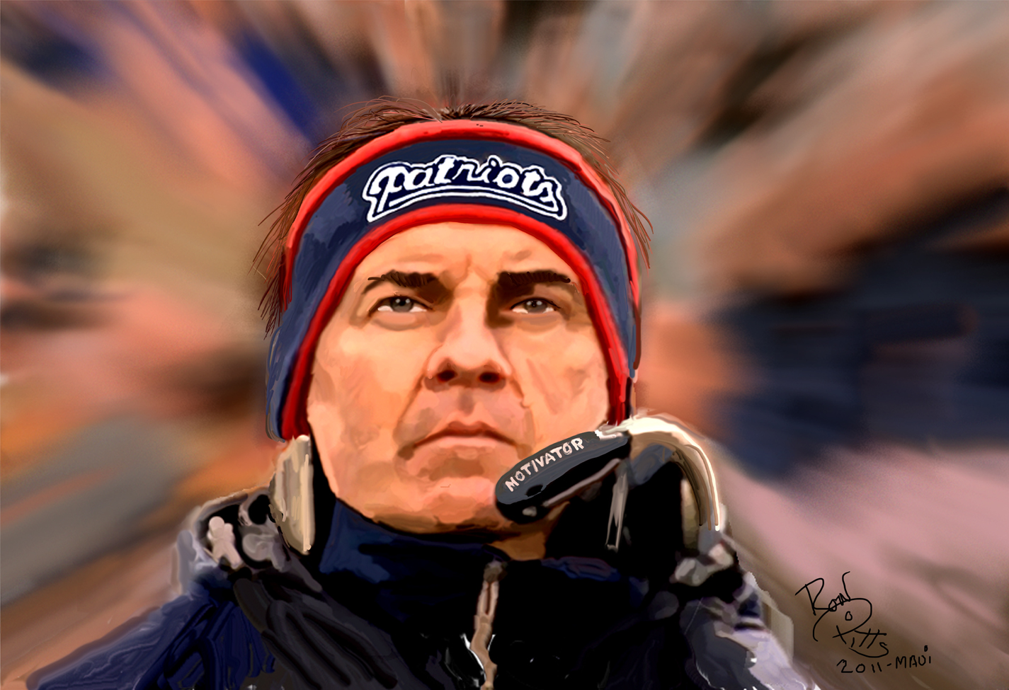 Mid Pacific Musings of Artist Ron Pitts: NEW ENGLAND PATRIOTS, BB and ...