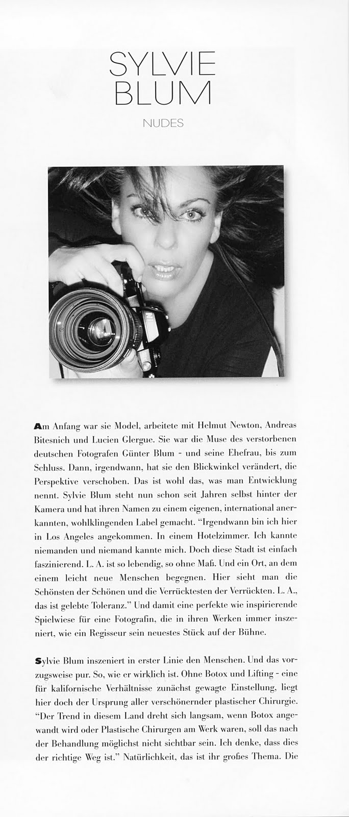 Sylvie Blum Photography: New Cover German VELVET Magazine