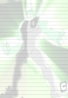 Learn English: Ben 10 writing sheet again!