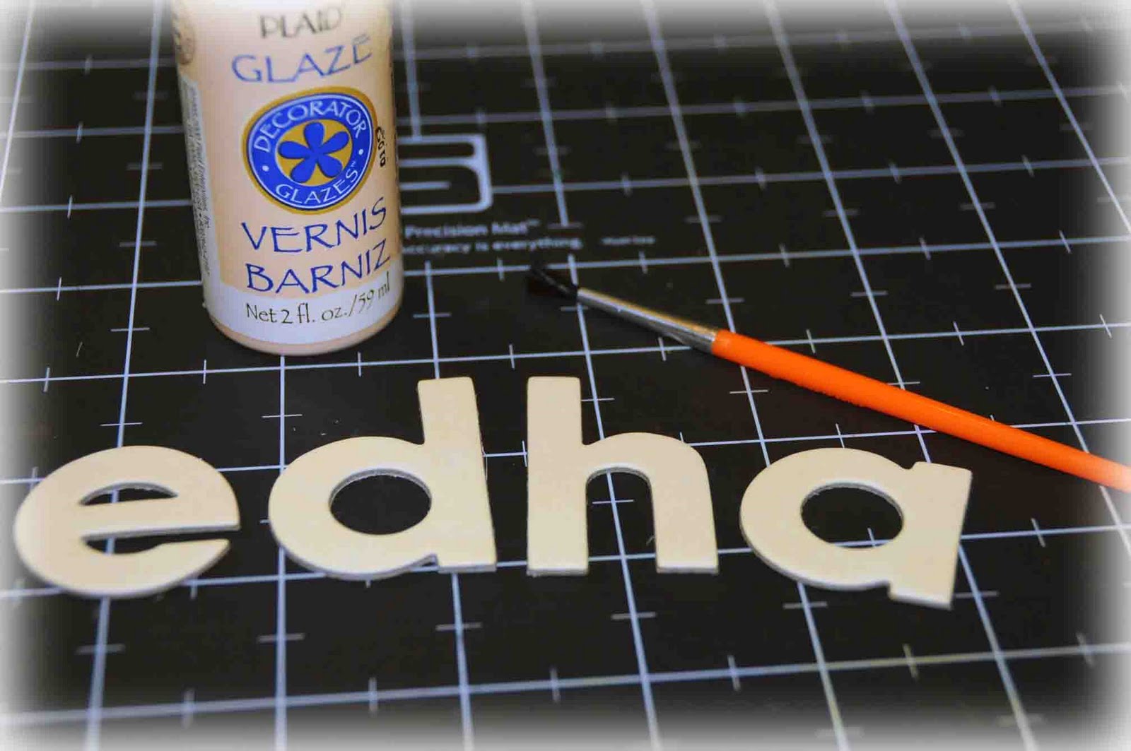 What A Beautiful Mess: Sugared Letters Tutorial