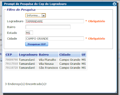 Blog , Ricardo Oliveira TI: Facilidades da WEB I - Webservice de Busca ...