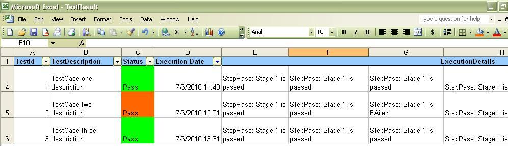 QTP Function-Export/Send Output/Result Data to Excel - The Bug Finding