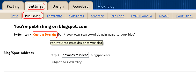 3 easy steps to make your Blogger blog a Website