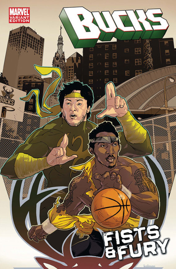 Da Spot: ESPN x Marvel Comics – NBA Team Covers