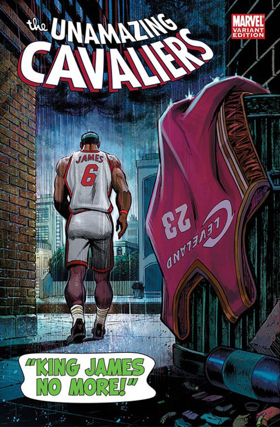 Da Spot: ESPN x Marvel Comics – NBA Team Covers