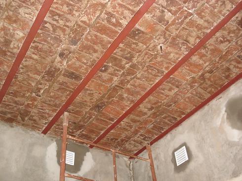 Bovedillas de ladrillo – Reparación del techo de la casa