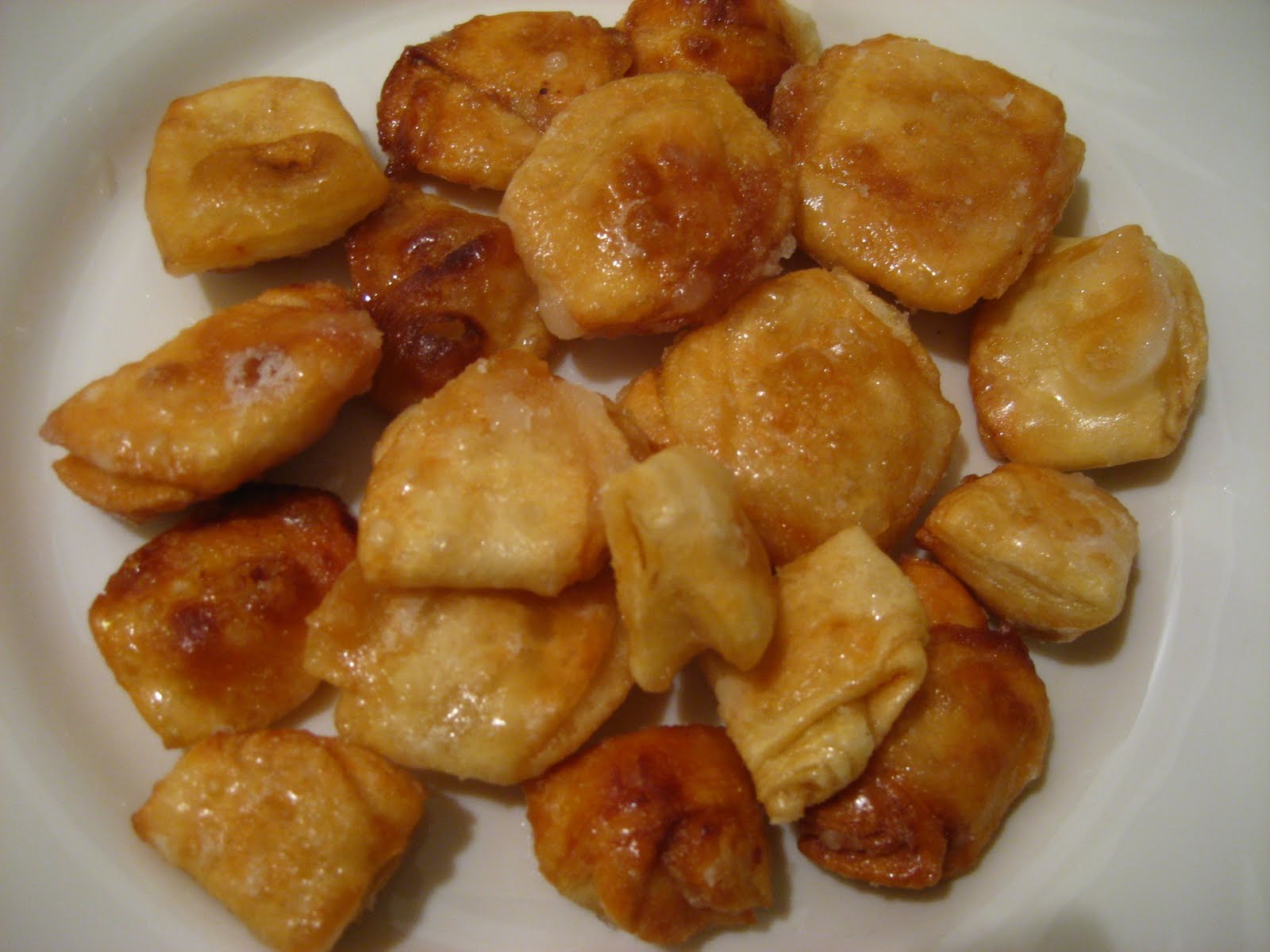 Indian delicacies: KAJA (SWEET MAIDA ROLLS)