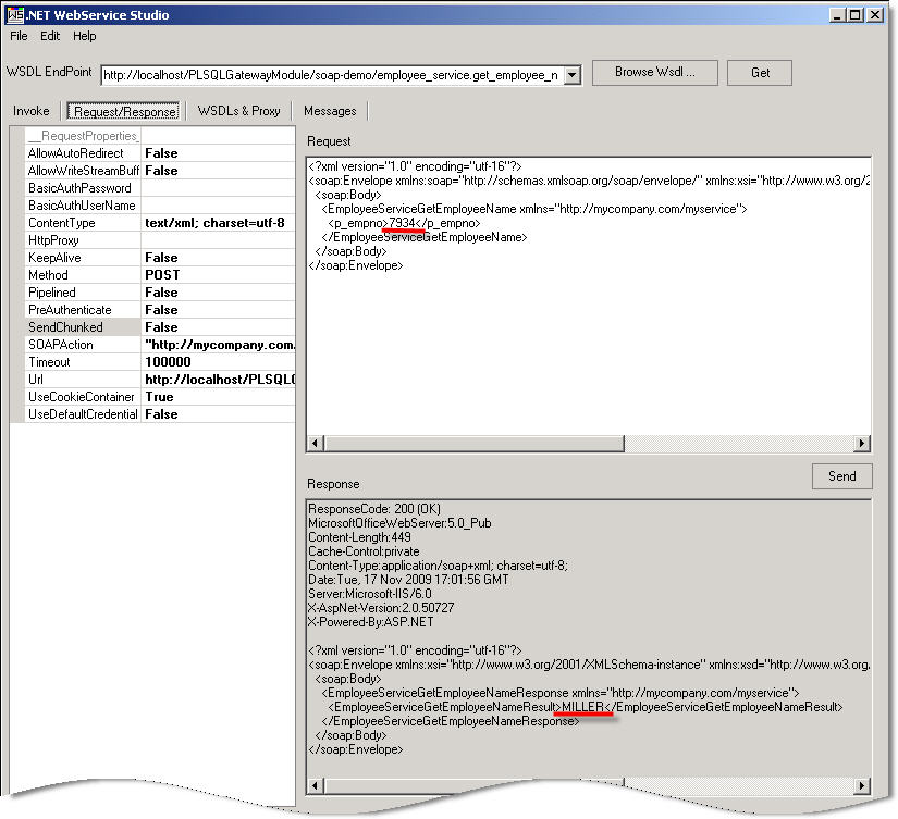 ORA-00001: Unique constraint violated: Publish PL/SQL as SOAP Web Service