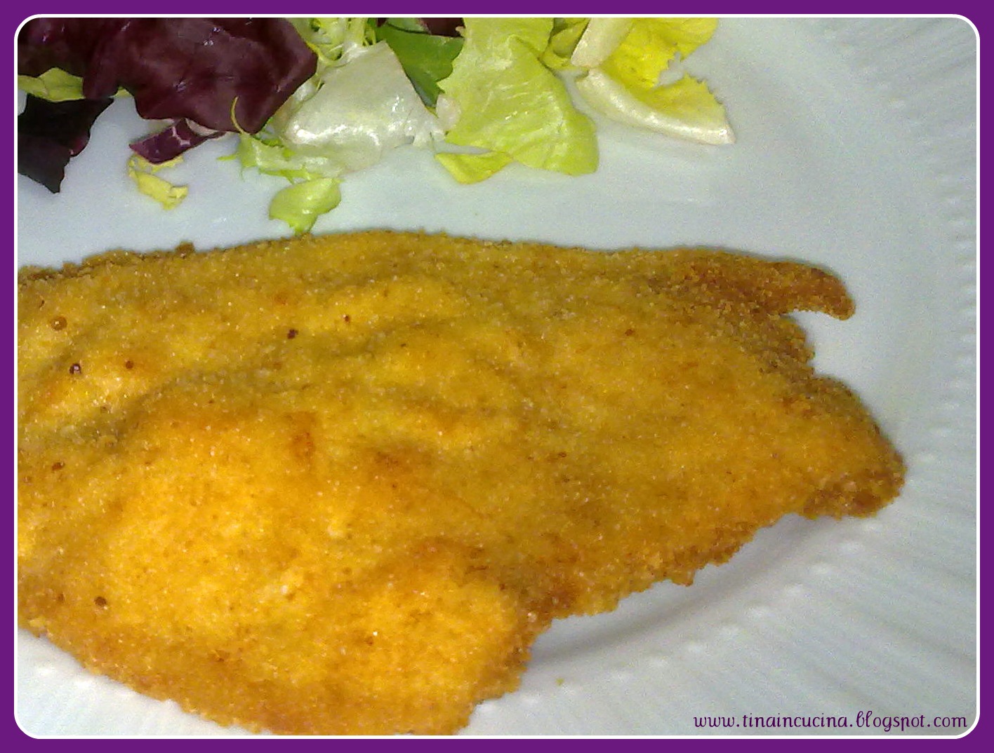 Tina in cucina: PETTO DI POLLO PANATO